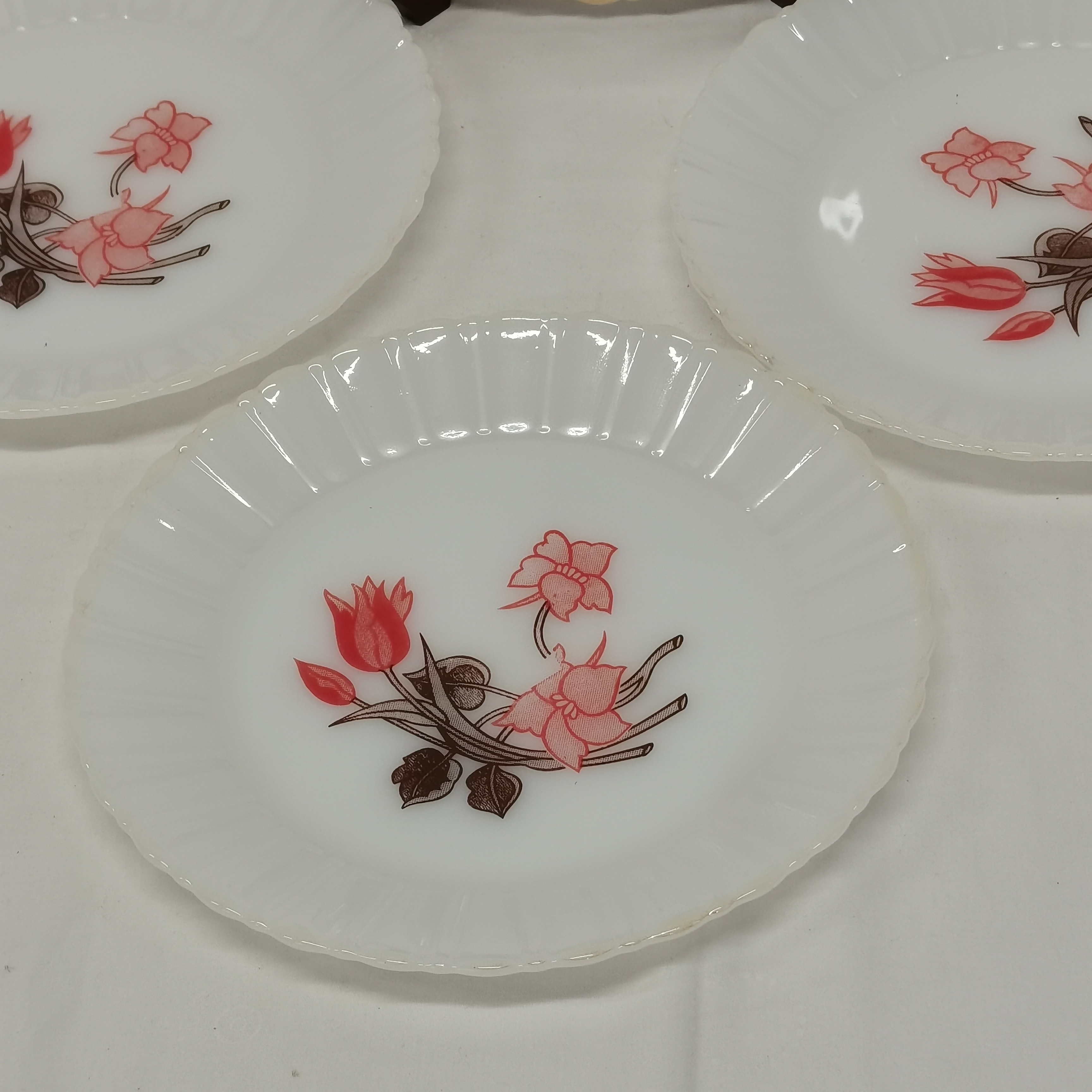 Lot de 4 assiettes plates Termocrisa Mexico finition nacrée nacrée ...