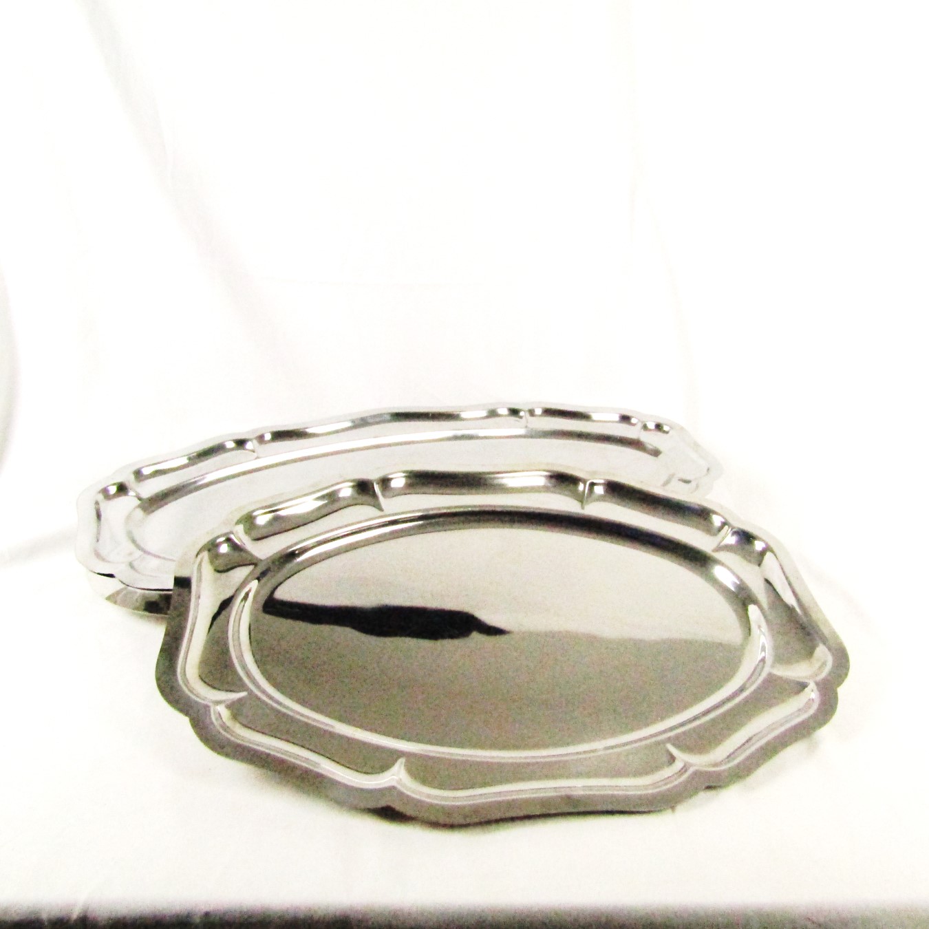 🏠 Lot de 6 Grands Plats de service en inox pour la maison pas cher et ...