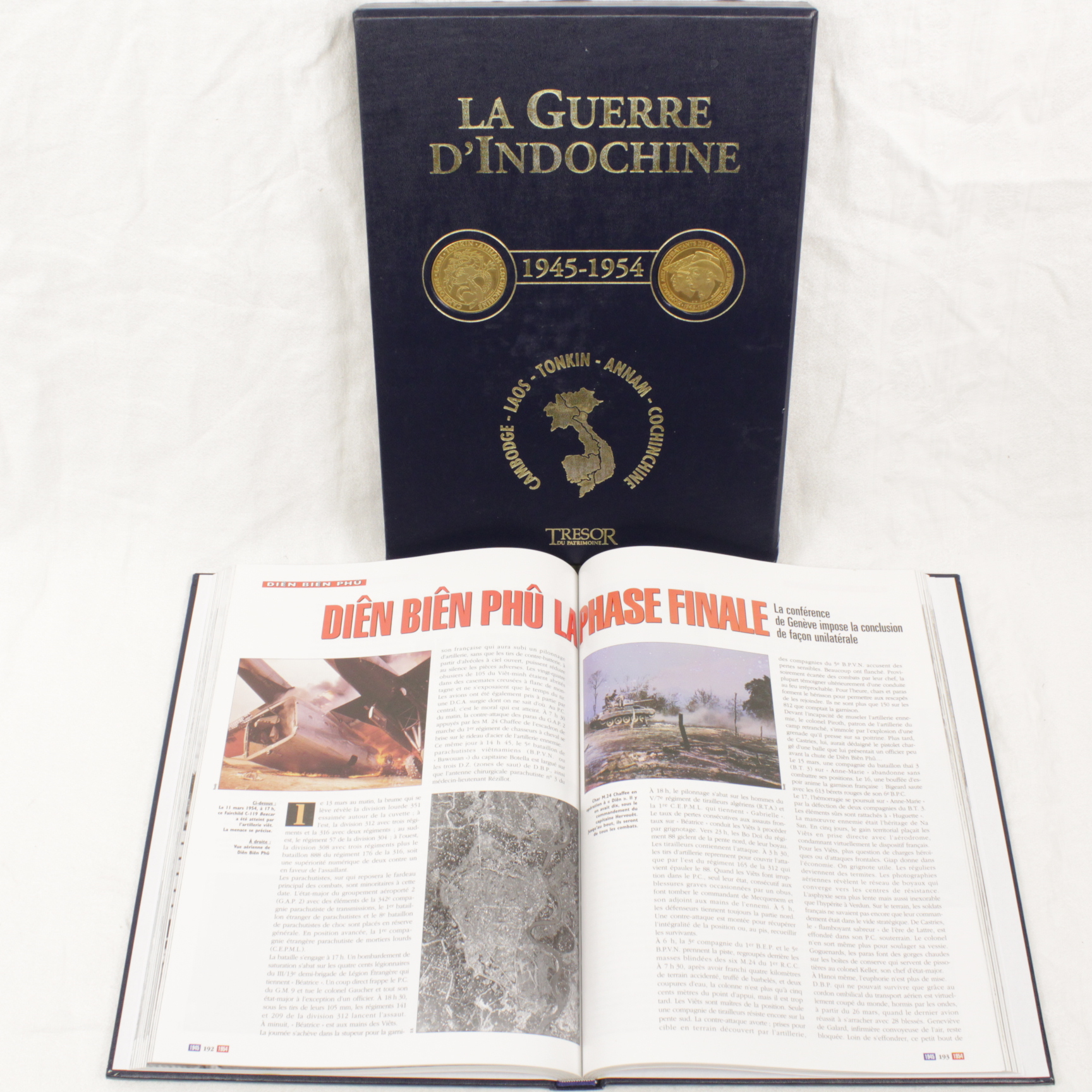 Livre coffret - La guerre d'Indochine - Label Emmaüs