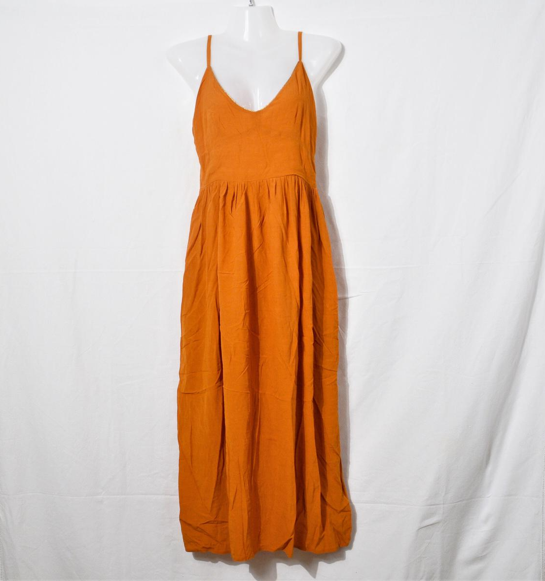 Robe orange mordorée bohème - Pablo - 34 - Label Emmaüs
