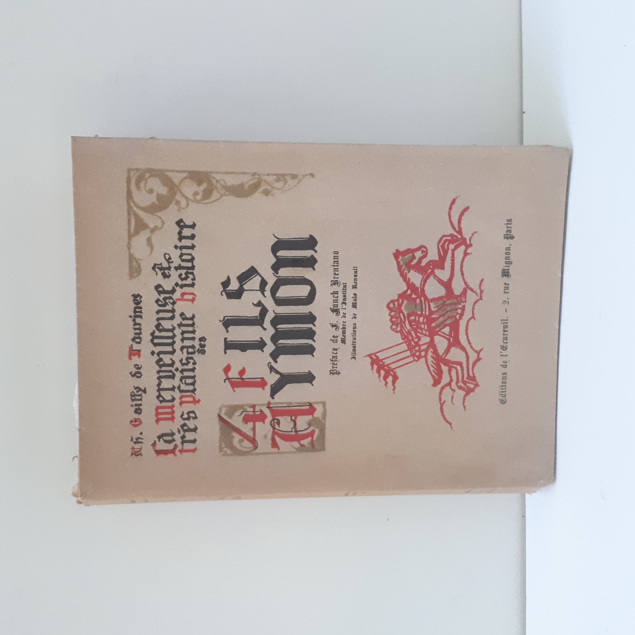 📖 La merveilleuse et très plaisante histoire des 4 fils Aymon ...