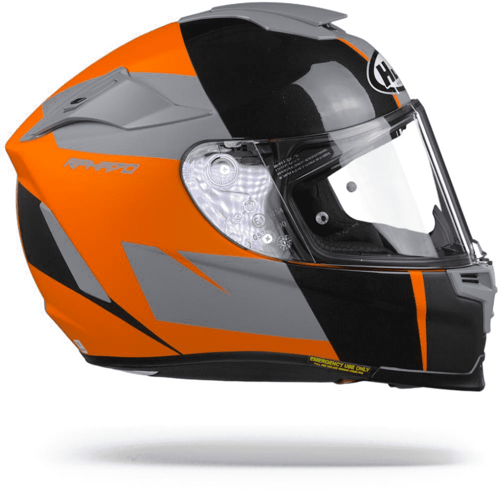 Casque RPHA 70 TERIKA MC7SF HJC RPHA Orange/Gris/Noir - MAXXESS.FR ...